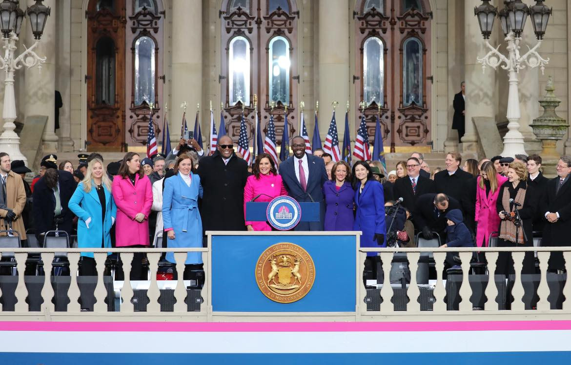Whitmer Previews Policy Vision At 2nd Inauguration - SBAM | Small ...