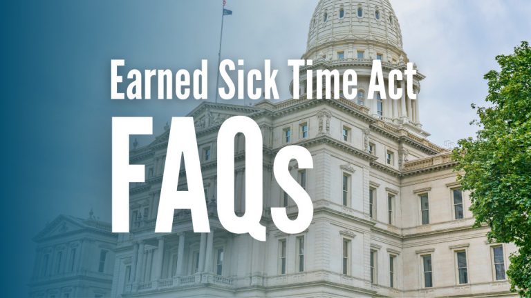 Amended Earned Sick Time Act Update - SBAM | Small Business Association ...