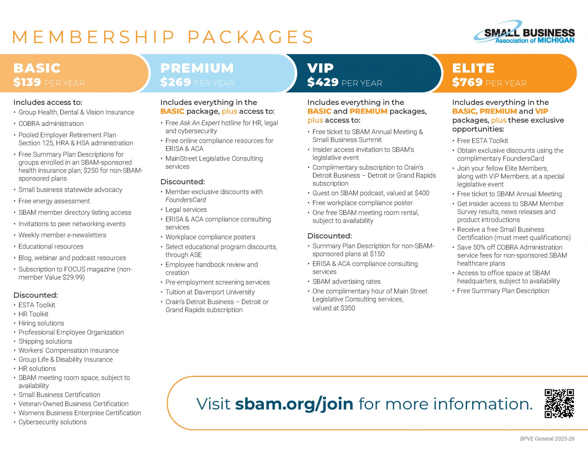 Join Now - SBAM | Small Business Association of Michigan